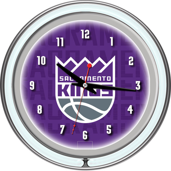 Trademark Global NBA Glass Wall Clock & Reviews | Wayfair