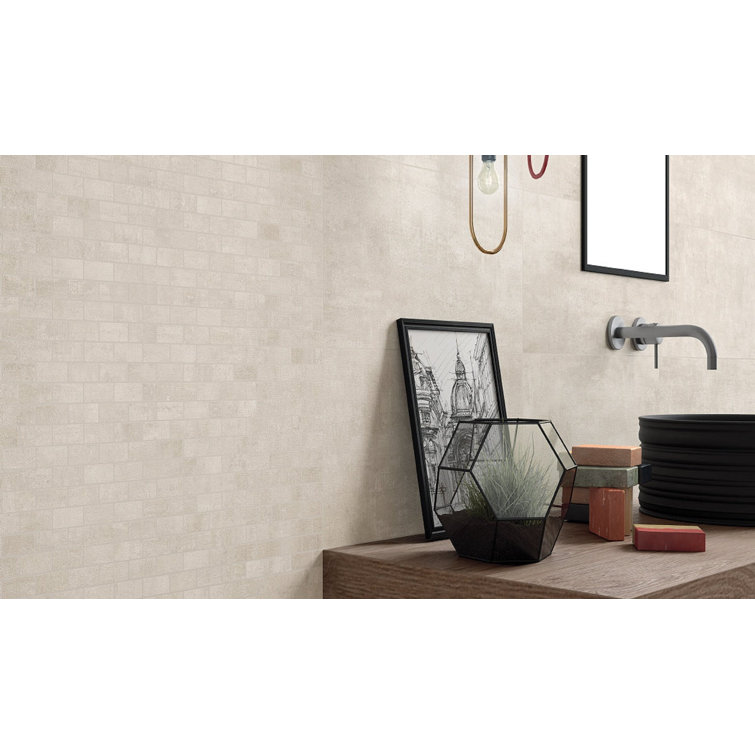 Stone & Tile Shoppe, Inc. 12" x 24" Porcelain Concrete Look Wall ...