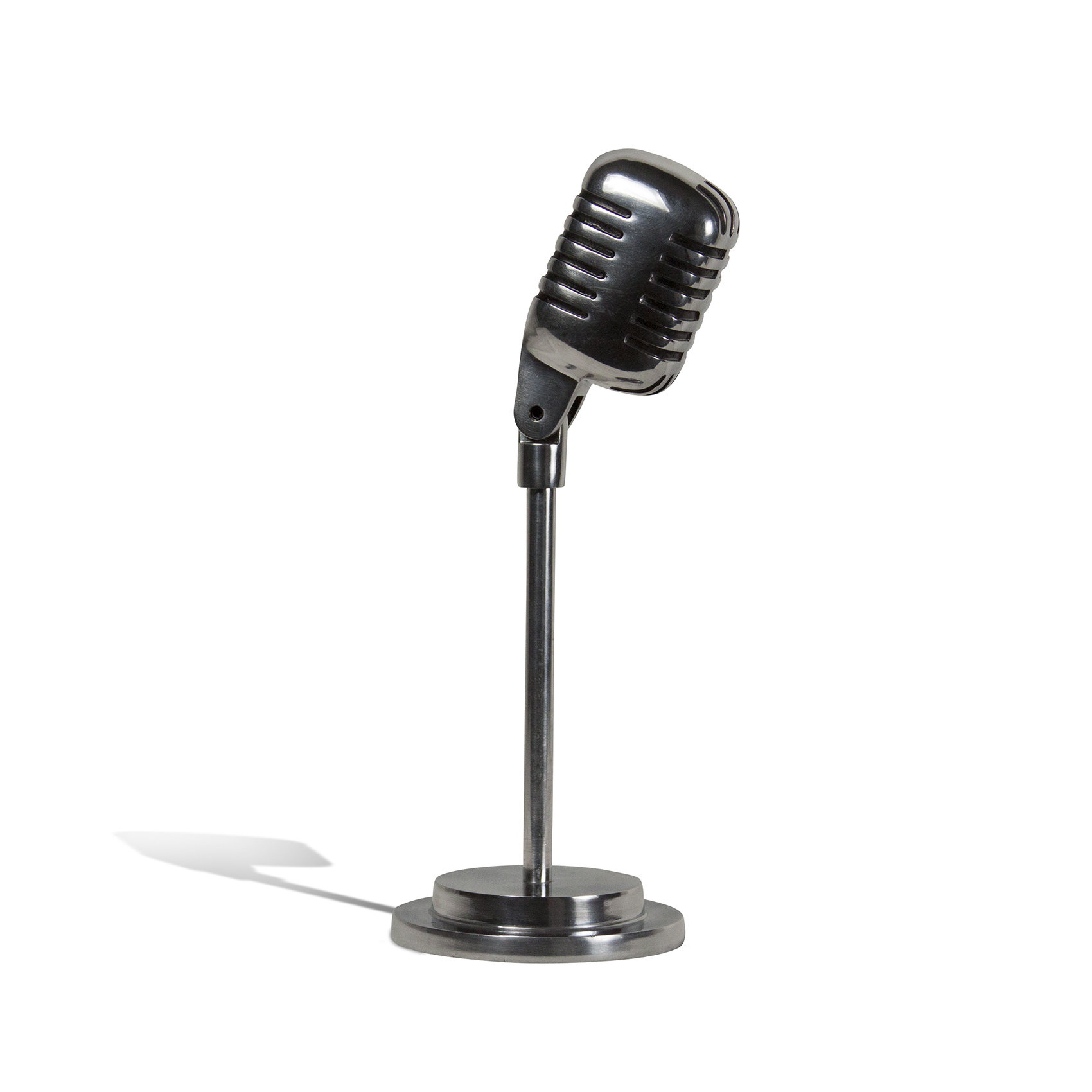 Ibolili Sand Casted Aluminum Microphone on Stand | Wayfair