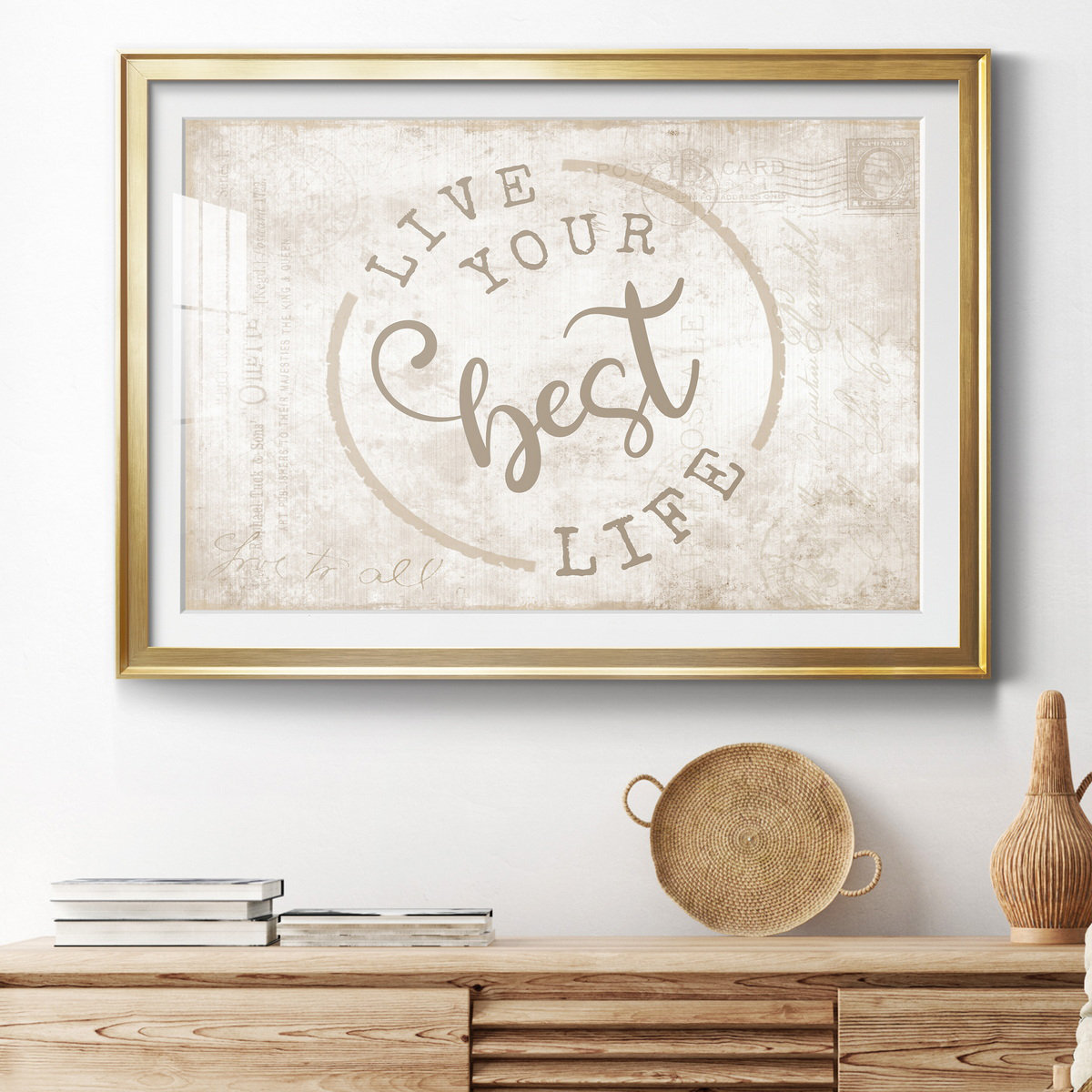 Trinx Best Life - Picture Frame Textual Art | Wayfair