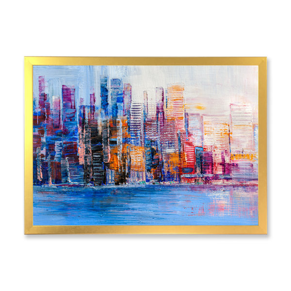 Winston Porter Abstract Skyscrapers Painting Abstract Skyscrapers ...