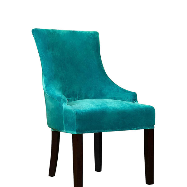 Mercer41 Box Cushion Dining Chair Slipcover | Wayfair