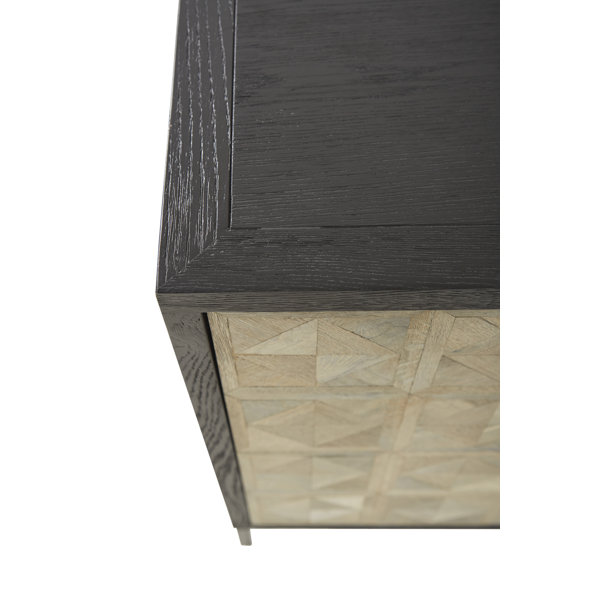 Longshore Tides Phokas 78.5" Wide Oak Solid Wood Sideboard | Wayfair