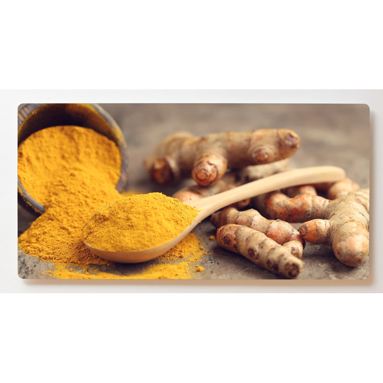 Ebern Designs Backlight Motif Wall Picture Spices Ginger Curry Magnetic ...