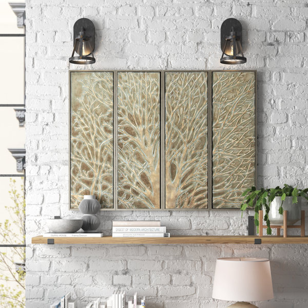 Steelside™ 4 Piece Wall Décor Set & Reviews | Wayfair