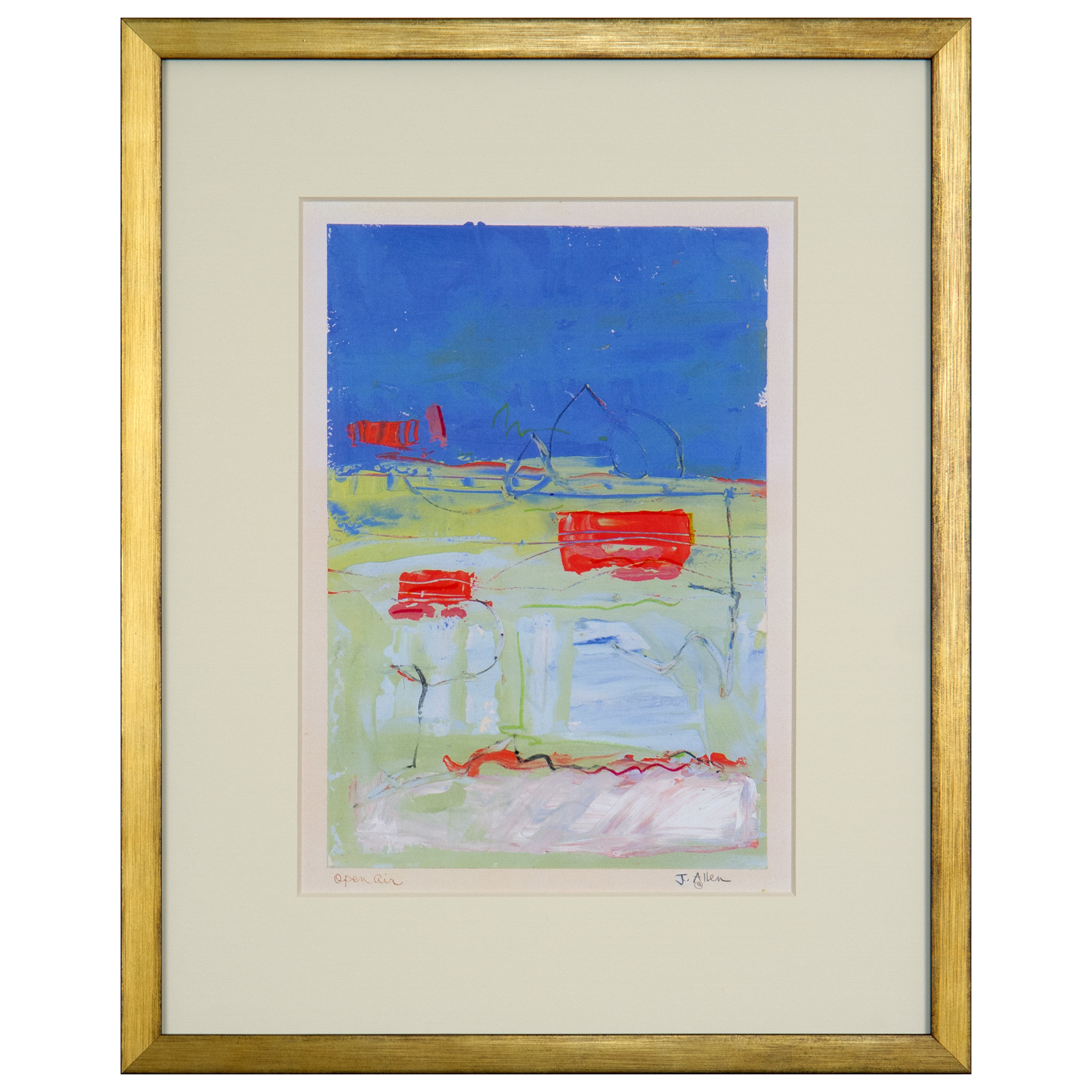 The Natural Light J.Allen Open Air Framed by J.Allen Painting | Wayfair