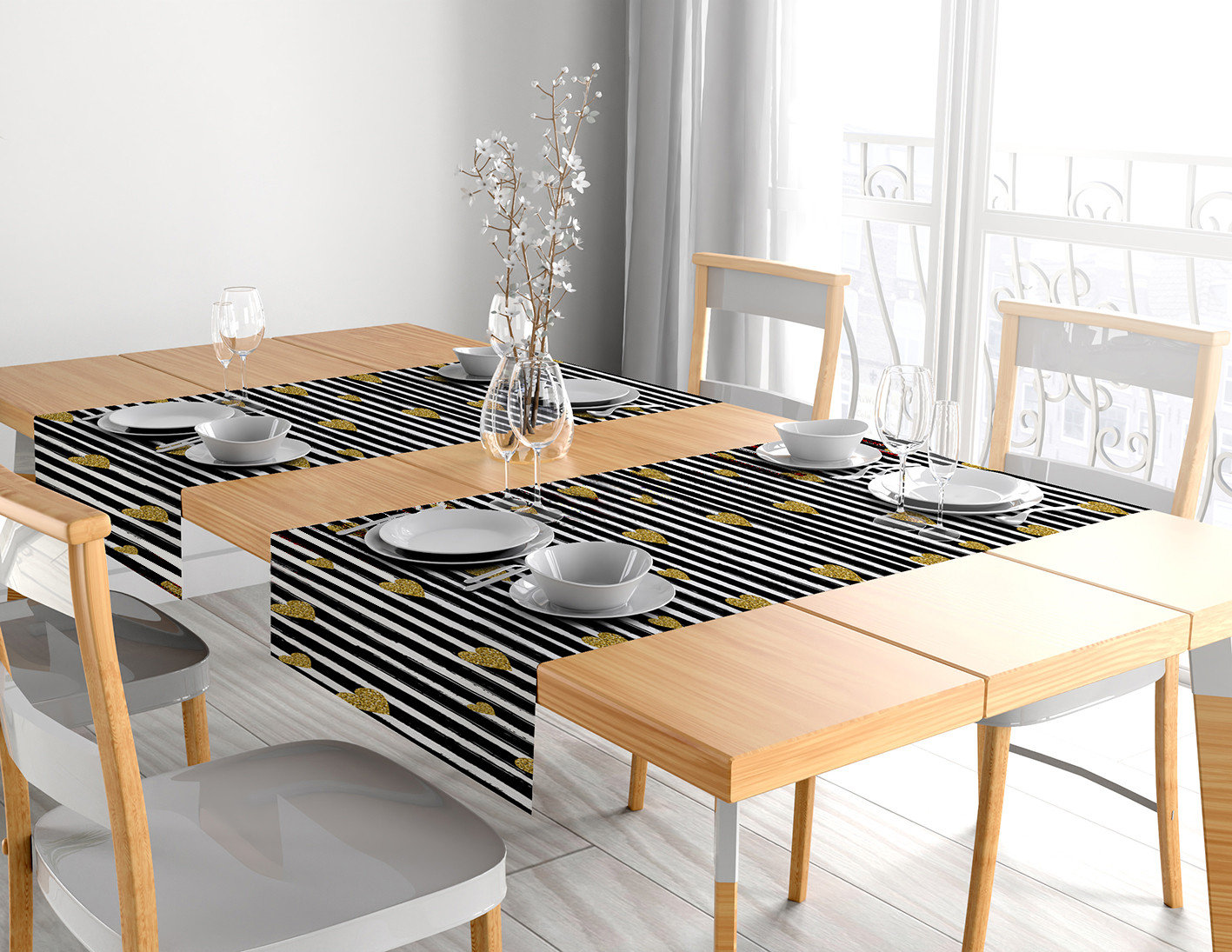 East Urban Home Rectangular Table Runner | Wayfair