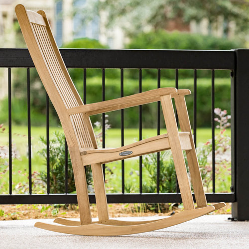 Westminster Teak Outdoor Rocking Chair | Wayfair