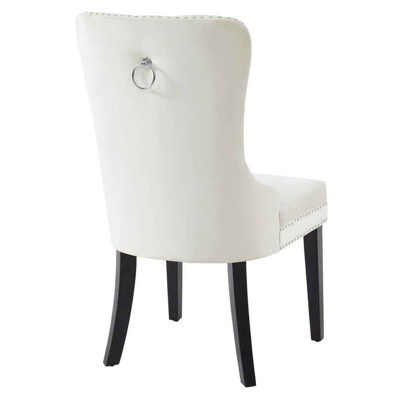 Gracie Oaks Kestrel Tufted Velvet Solid Back Parsons Chair & Reviews ...