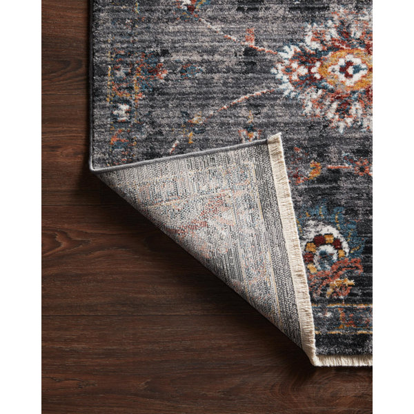 World Menagerie Leonara Performance Gray Rug & Reviews | Wayfair