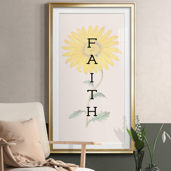 August Grove® Faith - Picture Frame Textual Art | Wayfair