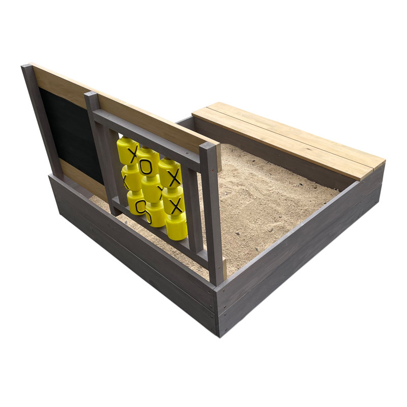 AXI 1000Cm x 655Cm Wood Square Sandbox with Cover | Wayfair.co.uk