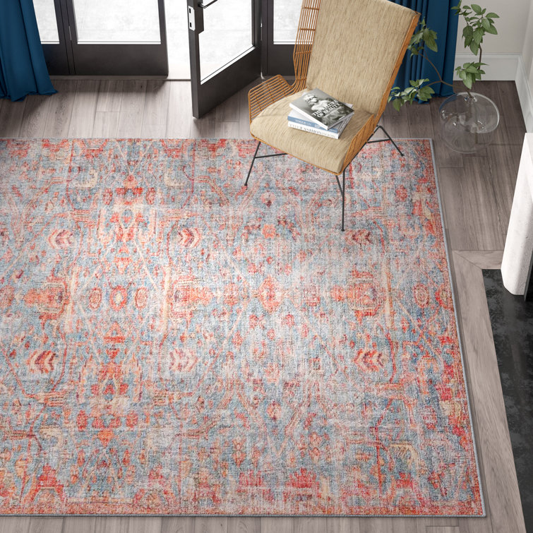 Blue Coral Area Rug