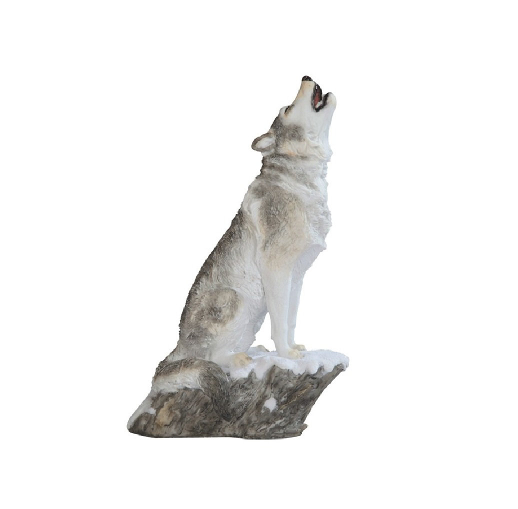 Loon Peak® Troche Howling Wolf Figurine | Wayfair
