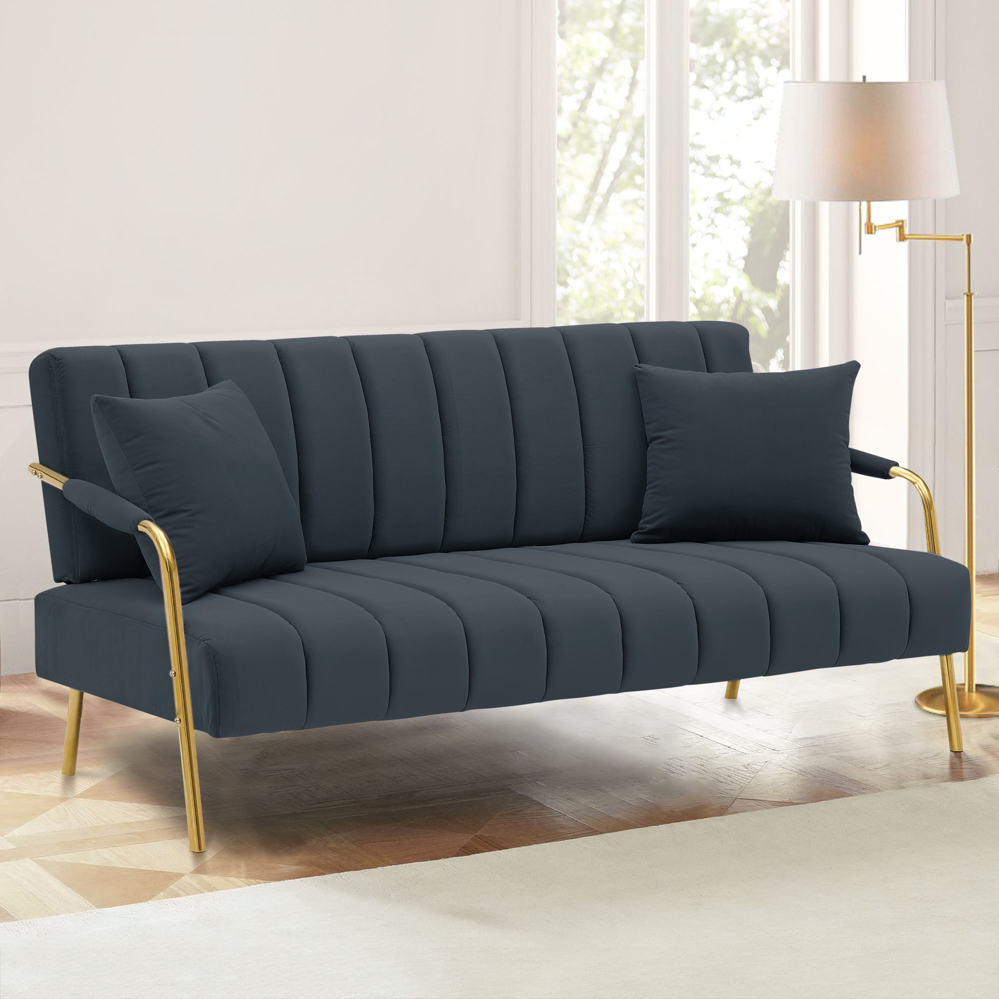 Mercer41 Jayly 60.63'' Upholstered Sofa | Wayfair