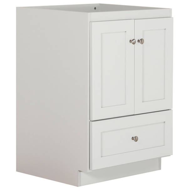Highland Dunes Cheever Drawer Bank Shaker 12" Bathroom Vanity Base Only ...