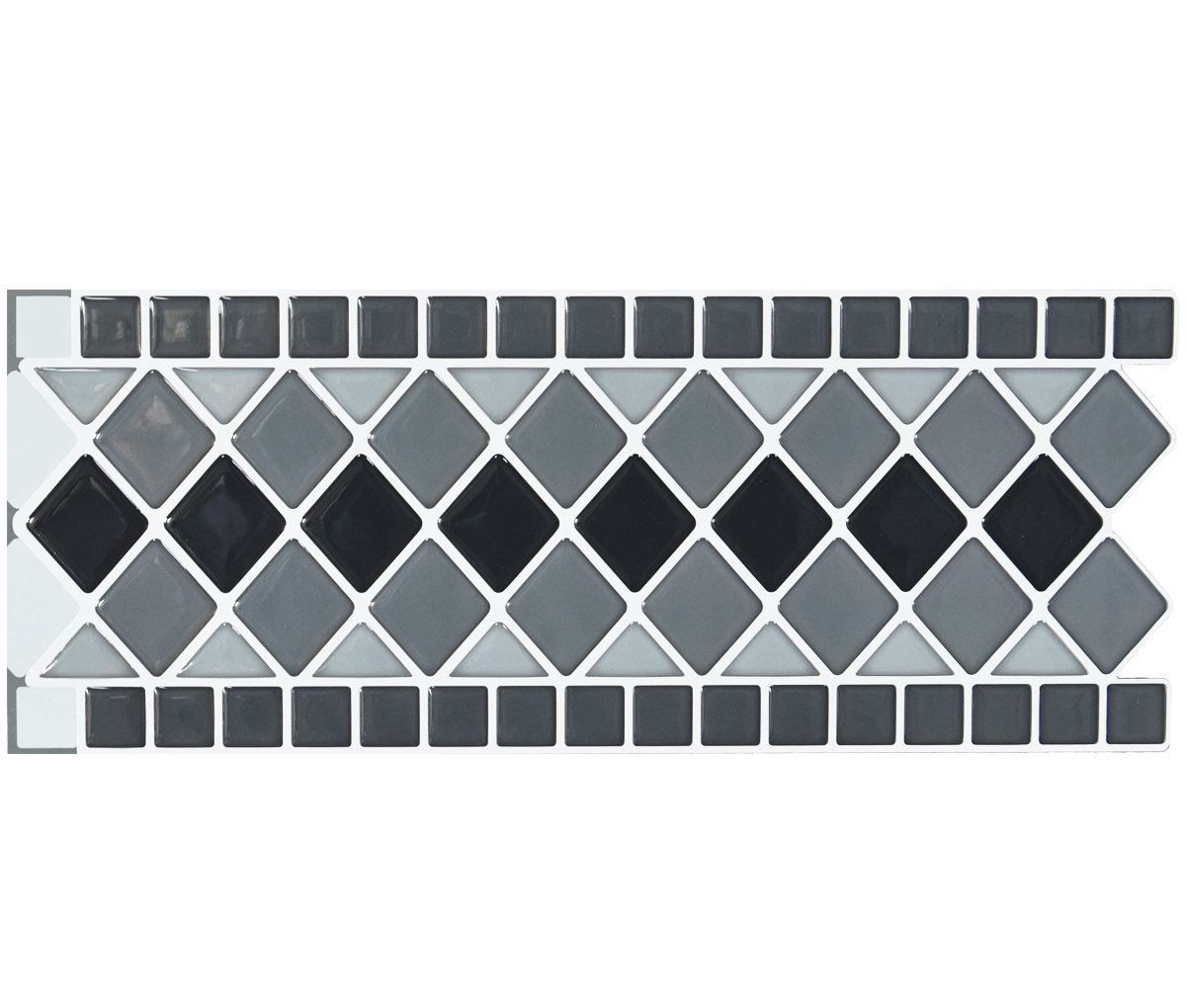 Art3d Line Retro 4" x 12" Gel Peel & Stick Mosaic Tile & Reviews | Wayfair