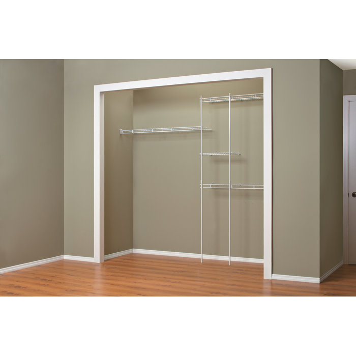 ClosetMaid 60" W - 96" W Wire Closet Organizer Kit & Reviews | Wayfair