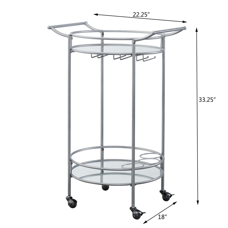 Mercer41 Riascos Bar Cart & Reviews | Wayfair