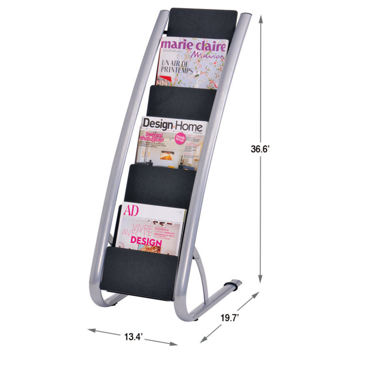 Symple Stuff Pyle Free Standing Brochure Rack | Wayfair.co.uk