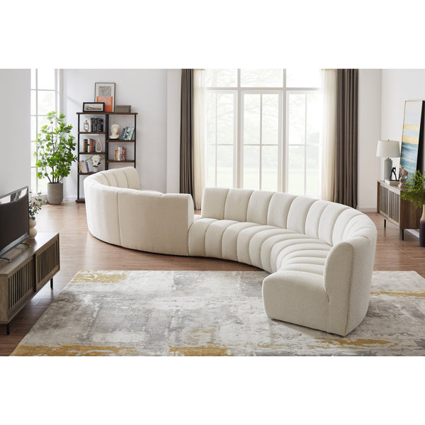 Meridian Furniture USA Infinity 8 - Piece Upholstered Sectional ...