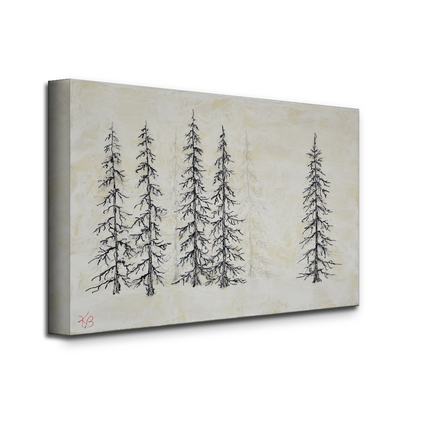 Loon Peak® Monoscape XXX On Canvas by Karen Biery Painting | Wayfair