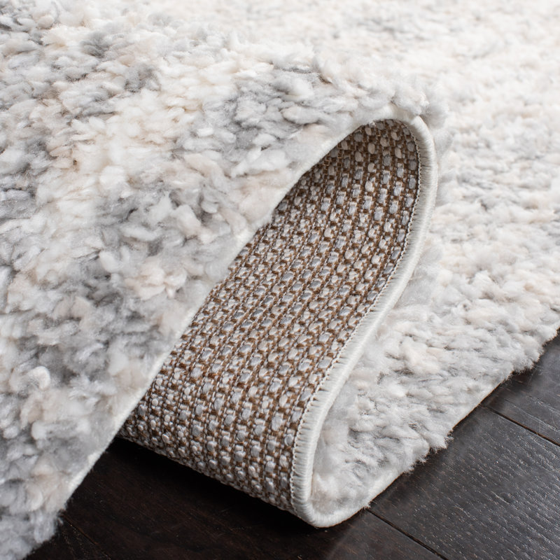Steelside™ Mena Performance Gray/Ivory Rug | Wayfair