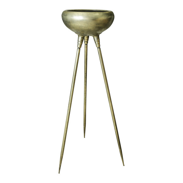 Canora Grey Genesis Brass Metal Planter | Wayfair.co.uk
