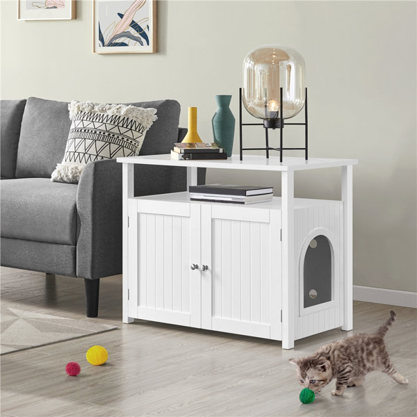 Tucker Murphy Pet™ 31.5''W Pet Litter Box Enclosure & Reviews | Wayfair