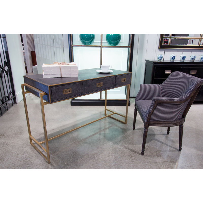 Sarreid Ltd Shagreen Writing Desk & Reviews | Perigold