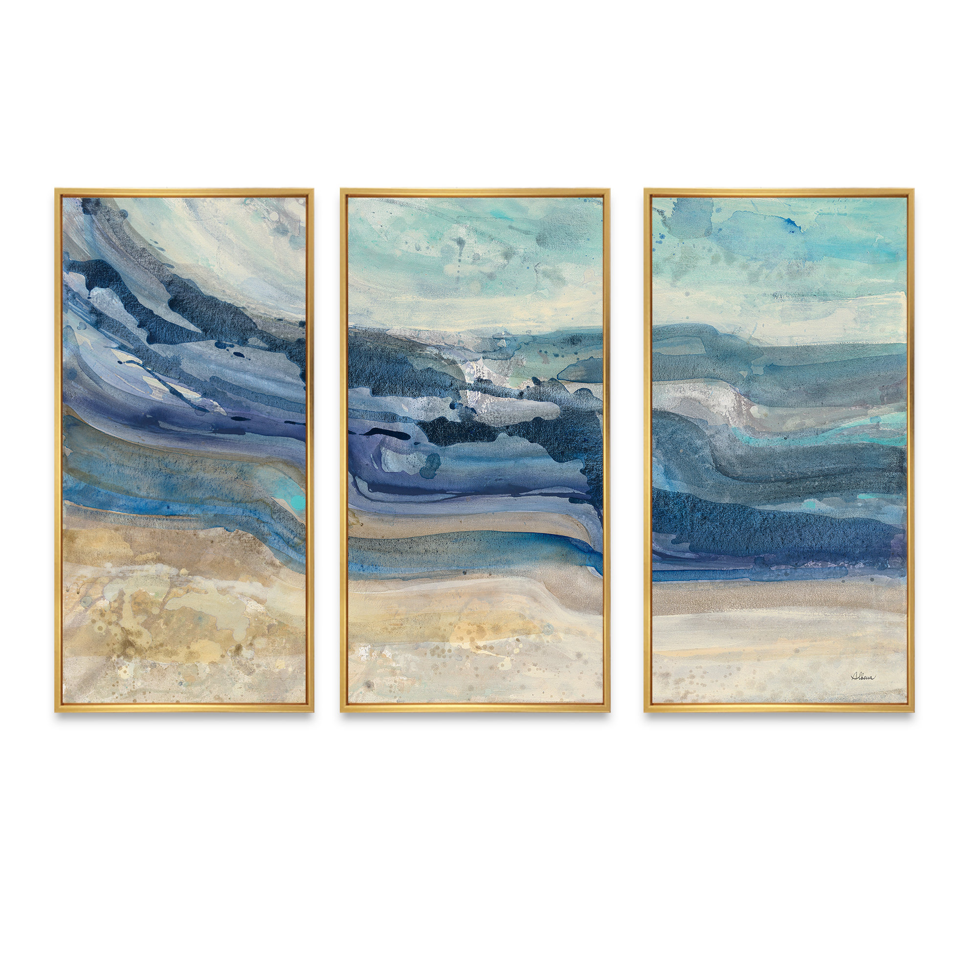 Highland Dunes 3 Piece Floater Frame Print on Canvas | Wayfair