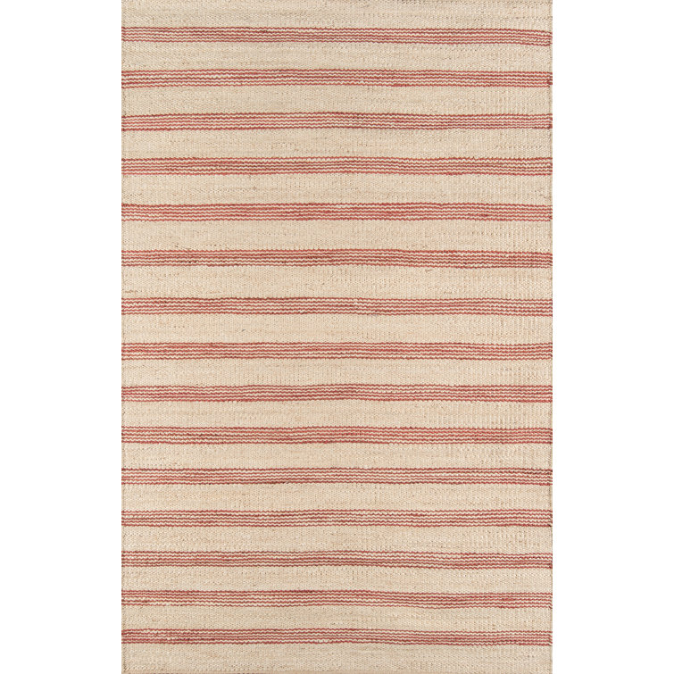 Breakwater Bay Aahil Handmade Flatweave Jute/Sisal Terra Cotta Rug ...