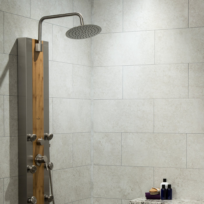 Palisade 23.2 in. x 11.1 in. Tile Shower and Tub Surround Kit | Wayfair