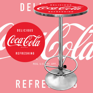 Trademark Global Coca-Cola Pub Table | Wayfair
