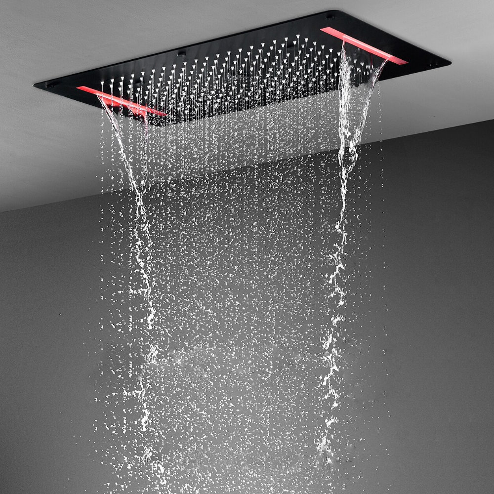 Fontanashowers Vercelli Luxury 6 Functions Led Shower System And Jetted