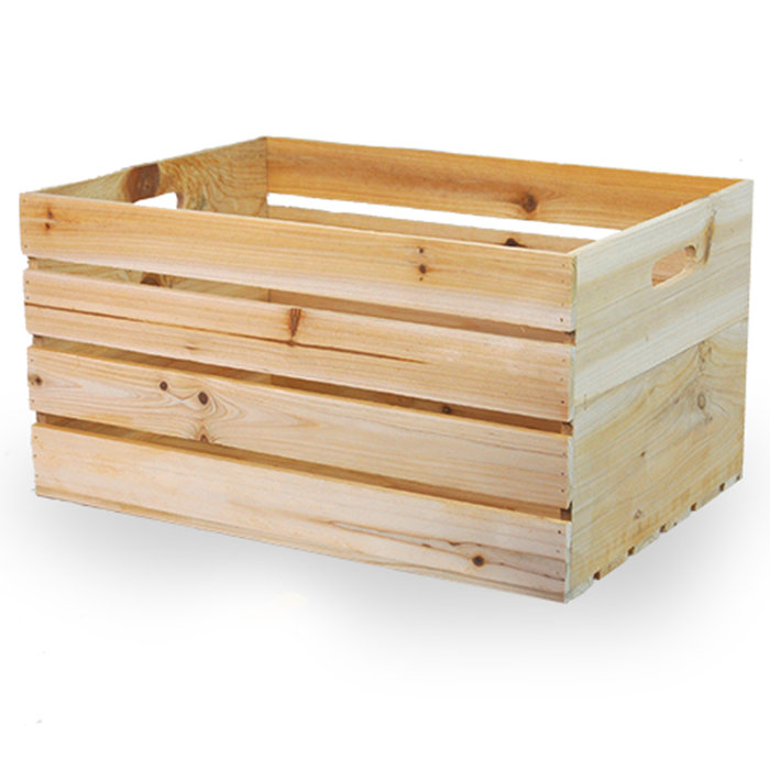 Breakwater Bay Solid Wood Crate & Reviews | Wayfair