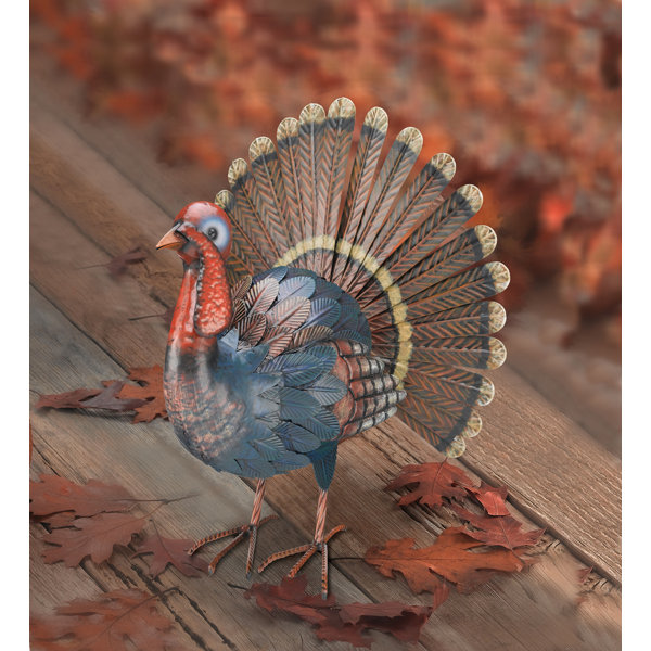 Laurel Foundry Modern Farmhouse Valero Turkey Statue & Reviews | Wayfair