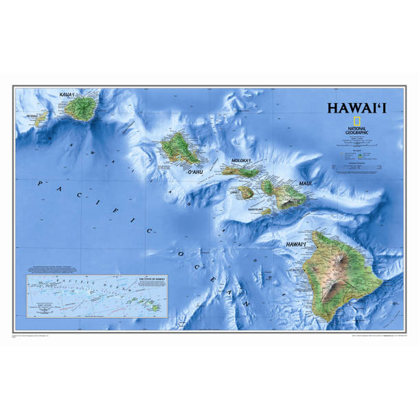 National Geographic Maps United States Physical Wall Map | Wayfair