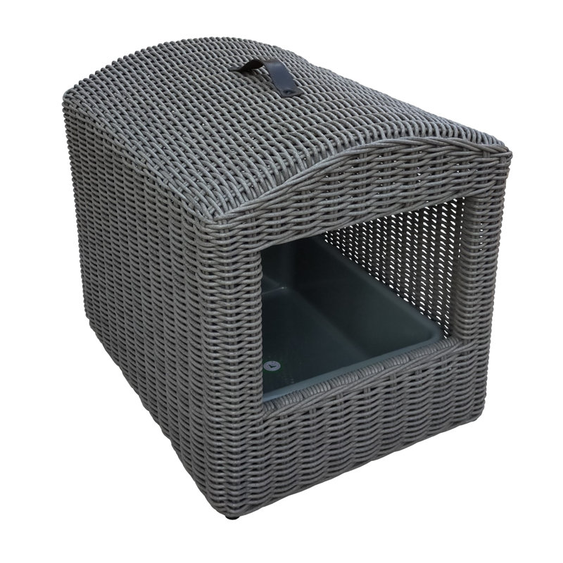 Tucker Murphy Pet™ Corlyn Resin Wicker Litter Box Enclosure & Reviews ...