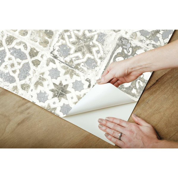 York Wallcoverings Peel & Stick Patchwork Wallpaper & Reviews | Wayfair