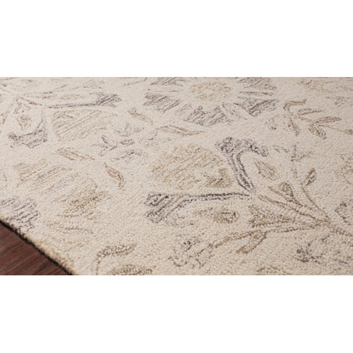 Aden Handmade Wool Ivory/Neutral Rug & Reviews | Birch Lane