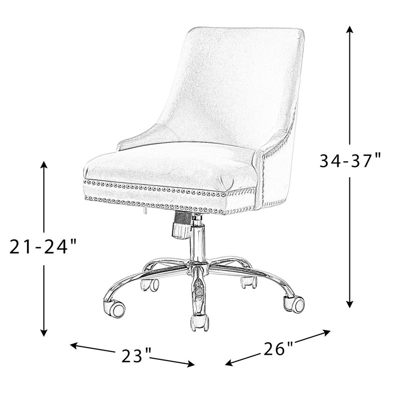Etta Avenue™ Bella Modern Armless Task Chair & Reviews | Wayfair