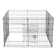 Archie & Oscar Chalk 61cm 8 Panel Indoor/Outdoor Metal Pet Pen ...