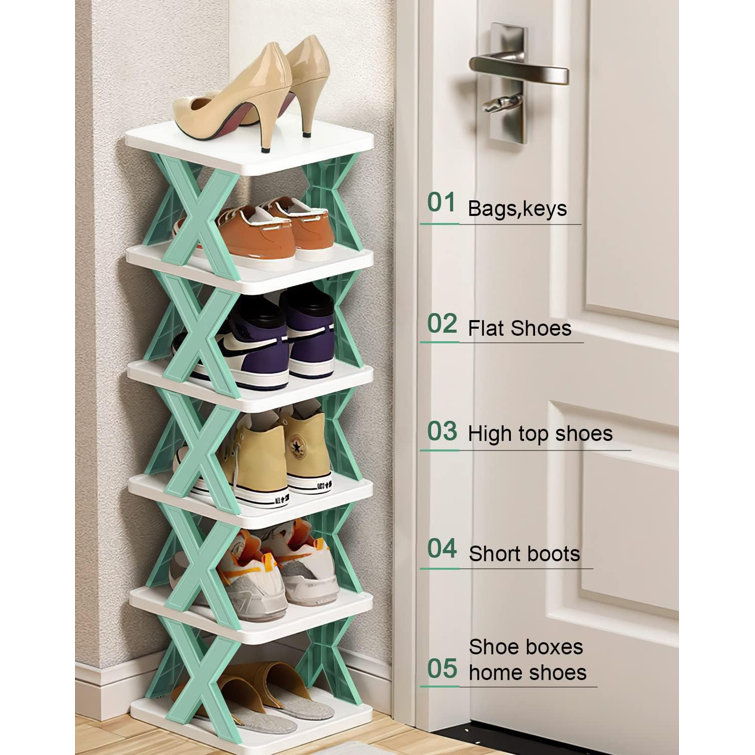 Latitude Run® 6 Pair Stackable Shoe Rack | Wayfair