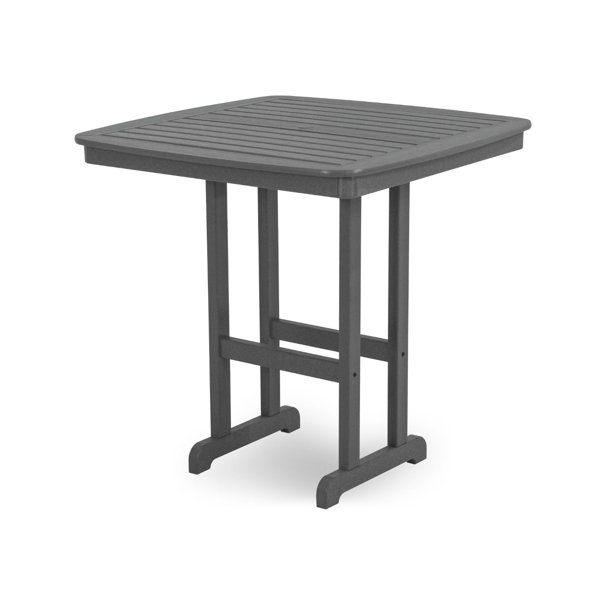 POLYWOOD® Nautical Outdoor Bar Table & Reviews | Wayfair