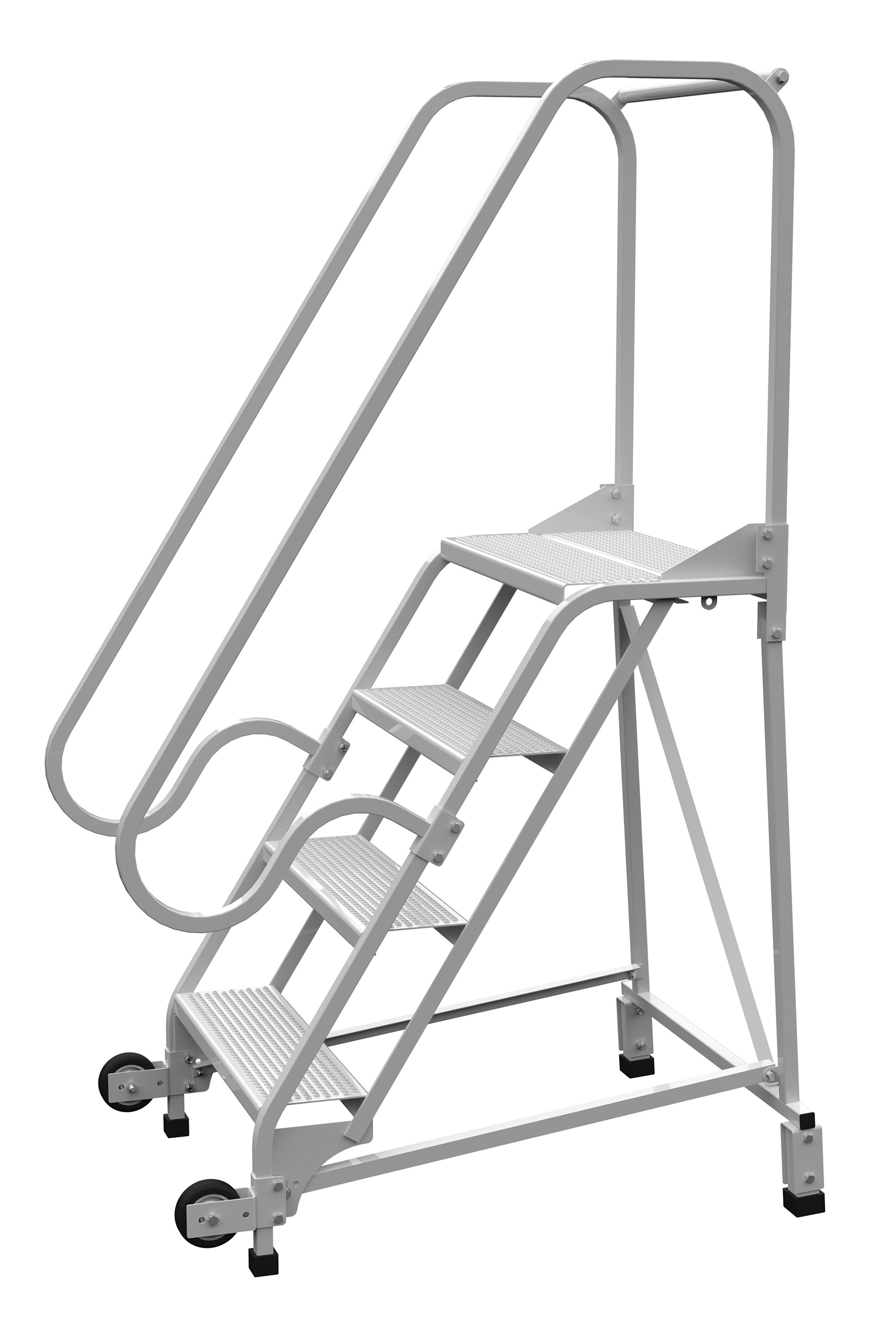 WFX Utility™ Chorley 4 - Step Steel Rolling Ladder | Wayfair