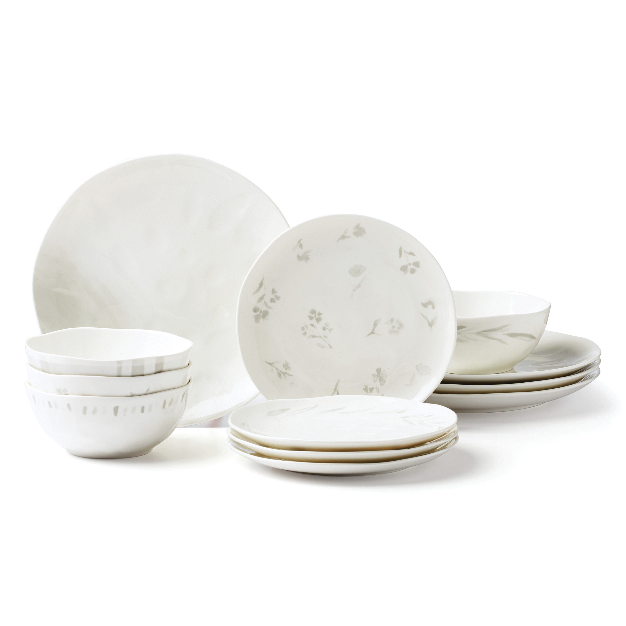 Lenox Porcelain China Dinnerware Set - Service for 4 | Wayfair