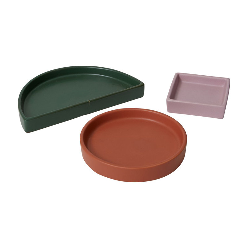 AllModern 3 Piece Lizzy Tray Set | Wayfair