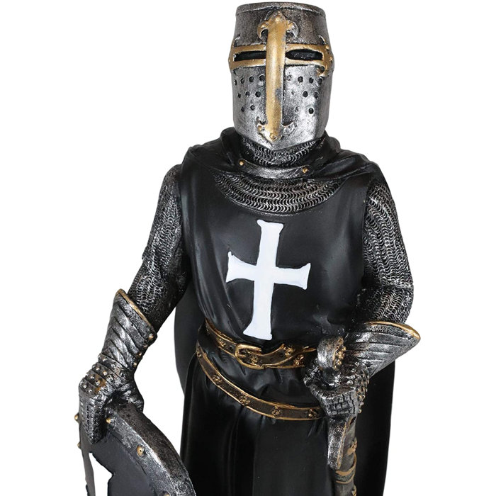 Trinx Holy Wars English Black Cloaked Crusader Knight Of The Cross With ...