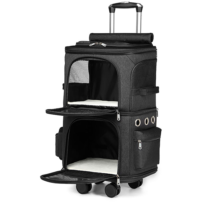 Critter Sitters Rolling Pet Carrier | Wayfair
